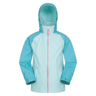 Mountain Warehouse Childrens/Kids Torrent II Wasserdichte Jacke (hellblau)