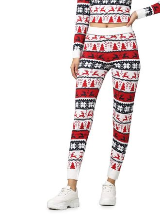 Only ONLXMAS Comfy Deer Pant KNT