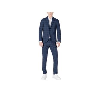 Mulish Homme, Costumes, Bleu, Taille: XL Costume Deux Pi&egrave;ces en Coton