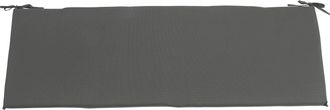 CB Home & Style Bankauflage Outdoor 120 x 40 cm Bankkissen Gartenbank Auflage wasserabweisend (Anthrazit)