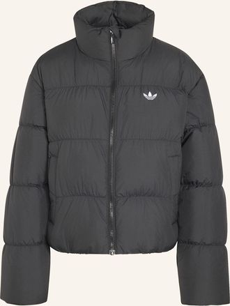 adidas Originals Adidas Originals Jacke, Gef&uuml;ttert, Kurzer Schnitt schwarz
