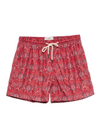 Peninsula Verbania Badeshorts mit Paisley-Print - Rot