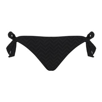 Vilebrequin Bas de bikini mini culotte jacquard chevron - Femme - Maillots de bain - Noir - Taille: 42 FR