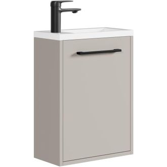 Badplaats G&auml;ste-WC Waschtisch Set Florence 40 x 22 cm - Cashmere - Waschbe