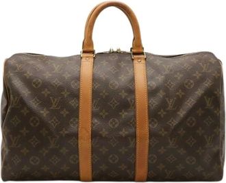 Louis Vuitton unisex, Pre-owned, Brun, Taille: ONE Size Sac Week-end en Toile Pre-owned