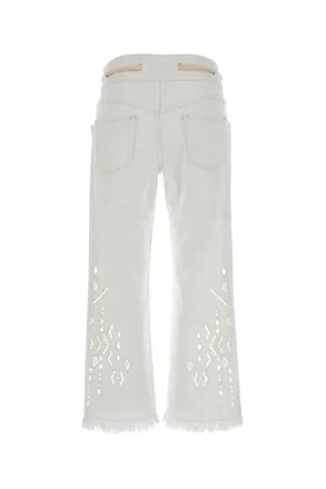 Isabel Marant Alison Jeans - White