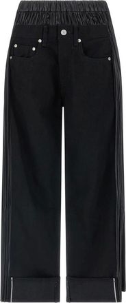 Junya Watanabe Femme, Jeans, Noir, Taille: 38 FR Jeans en denim de coton