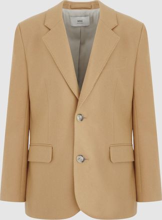 Ami Veste Ample 2 Boutons Camel
