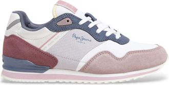Pepe Jeans London London Print W Damen-Sneaker, Dusty Pale, 36 EU