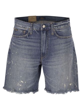 Polo Ralph Lauren short classique vintage effiloch&eacute; 20,5 cm