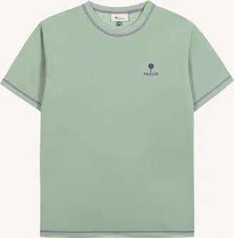 Faguo T-shirt imprim&eacute; faguo vert clair