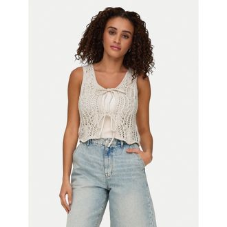 Only Top Lizzy 15343882 Beige Regular Fit