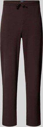 HUGO BOSS Regular Fit Sweathose aus Baumwoll-Mix