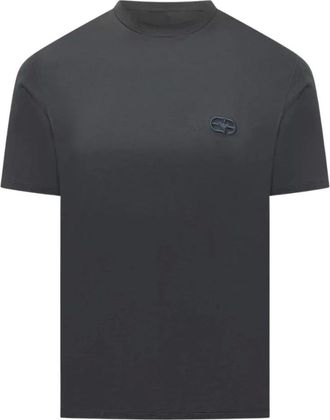 Emporio Armani Homme, Tops, Gris, Taille: XL Stretch Jersey T-Shirt