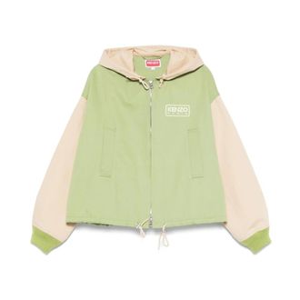 Kenzo Avocado Green Zip-Jacke mit Knebelverschluss - - Jackets - Herren - Gr&uuml;n - M