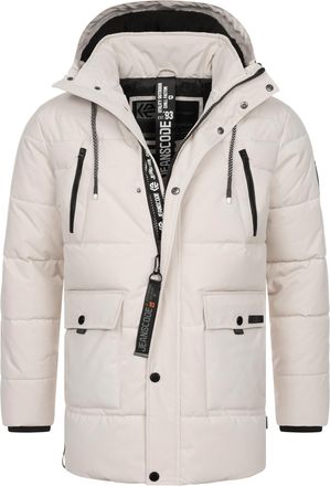 Indicode Herren INWess Steppjacke mit Kapuze | Herrenjacke Winterjacke Freizeitjacke Männer Kit, XXL