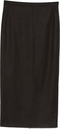 Antonelli jupe crayon Kefir à coupe mi-longue - Marron