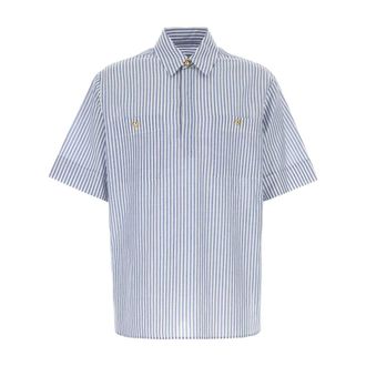 Valentino Garavani Homme, Chemises, Multicolore, Taille: XL Chemise Broderie en M&eacute;lange de Coton