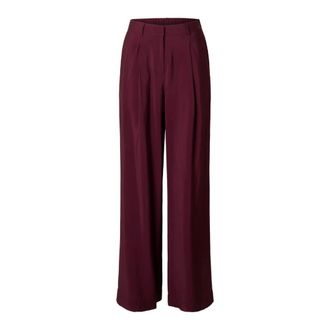 Selected Femme, Pantalons, Rouge, Taille: 36 FR Wide Pantalons