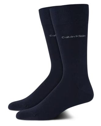 Calvin Klein Lot de 3 paires de chaussettes Clssc pour homme, bleu marine, taille unique