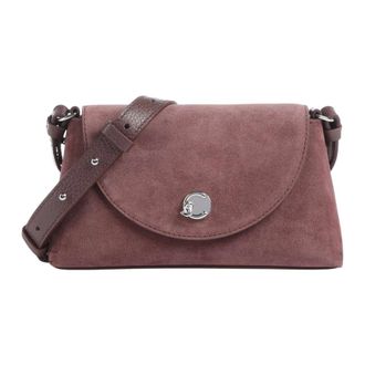 Coccinelle Sac bandouli&egrave;re Nikla en daim - Femme - Sacs - Violet - Taille: ONE Size
