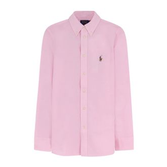 Polo Ralph Lauren Homme, Chemises, Rose, Taille: L Chemise Oxford