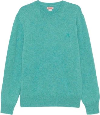 Baracuta Shetland Crewneck - Homme - Pulls - Vert - Taille: L