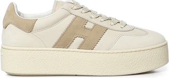 Hogan Femme, Chaussures, Beige, Taille: 38 EU Baskets