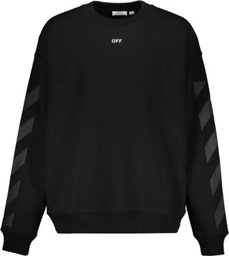 Off-white Homme, Sweatshirts et sweats &agrave; capuche, Noir, Taille: M Logo SweaT-shirt