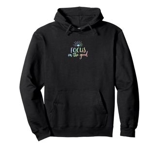 Mapanoli Design Konzentrieren Sie Sich auf die Guten positiven Schwingungen Pullover Hoodie