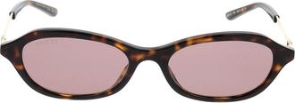 Gucci Mods Cat-eye Sonnenbrille - - Accessories - Damen - Braun - ONE SIZE