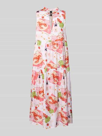 Marc Cain Midikleid mit Schl&uuml;sselloch-Ausschnitt