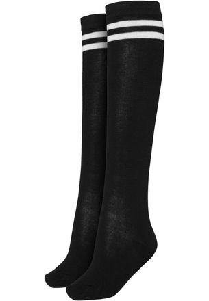 Urban Classics TB770 Damen Matt Fein Kniestr&uuml;mpfe Ladies College Socks, Gr. 37/38 (Herstellergr&ouml;&szlig;e: 36-39), Mehrfarbig (blk/wht 50)