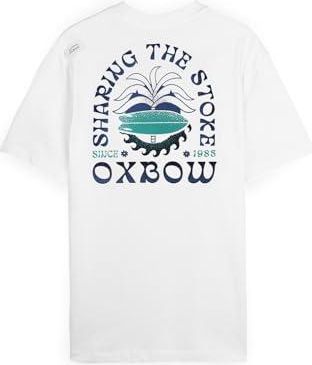 Oxbow Tee-shirt manches courtes STOKED Ete 2026 Manches courtes, Col rond, Motif sur le dos