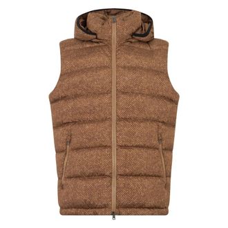 Herno Kapuzenweste - - Jackets - Herren - Braun - L