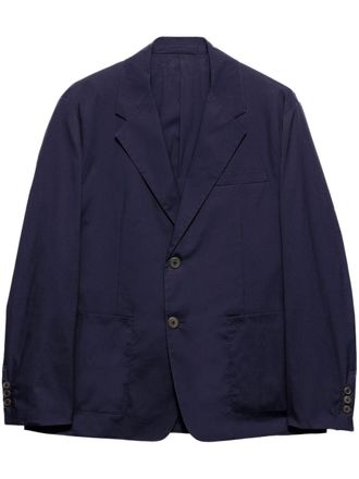 Prada blazer en coton - Bleu