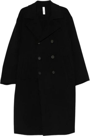 Hev&ograve; Homme, Manteaux, Noir, Taille: XL Erchie Coat