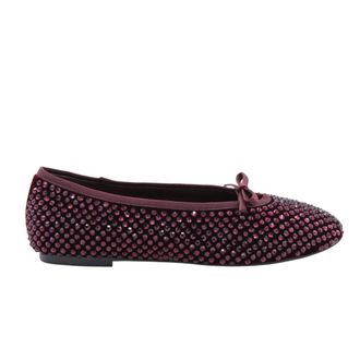 Lola Cruz Elegante Ballerina Schuhe mit Naklo Detail - - Shoes - Damen - Rot - 39 EU