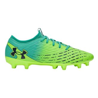 Under Armour Magnetico Elite 5 Fu&szlig;ballschuhe mit festem Boden f&uuml;r Herren (Gr&uuml;n/T&uuml;rkis)