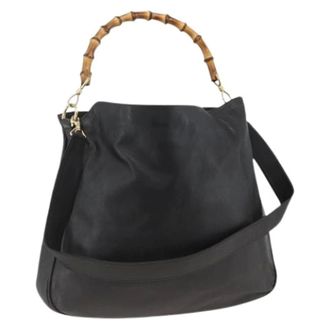 Gucci Sac bandouli&egrave;re vintage Pre-owned - Femme - Pre-owned - Noir - Taille: ONE Size