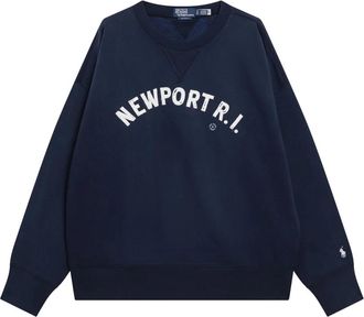 Polo Ralph Lauren Vintage Fit Fleece Grafik Sweatshirt - - Sweatshirts & Hoodies - Herren - Blau - XL