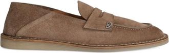 Dolce & Gabbana Homme, Chaussures, Brun, Taille: 40 EU Mocassin Hazelnut en Cuir de Veau Retourn&eacute;
