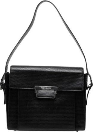 Saint Laurent Sac bandouli&egrave;re Pre-owned - Femme - Pre-owned - Noir - Taille: ONE Size