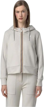 K-Way Femme, Sweatshirts et sweats &agrave; capuche, Gris, Taille: 40 FR Divine Light Spacer