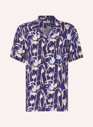 Arrels Barcelona Arrels Barcelona Resorthemd Purple Tulips &times; Cecilia Carlsted Comfort Fit blau