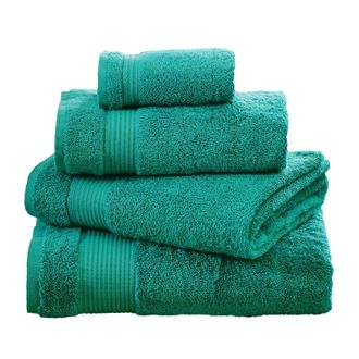 Next Home Handt&uuml;cher aus &Auml;gyptische Baumwolle - 100% Baumwolle, Gr&uuml;n Hell 4 Pack Hand Towels