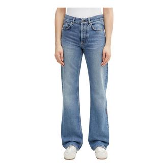 Off-white Jean Droit Susy - Femme - Jeans - Bleu - Taille: W26