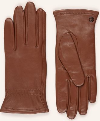 Otto Kessler Kessler Lederhandschuhe Sadie Mit Touchscreen-Funktion braun