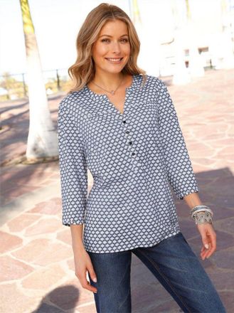 Witt Klassische Bluse Bluse 3/4-Arm