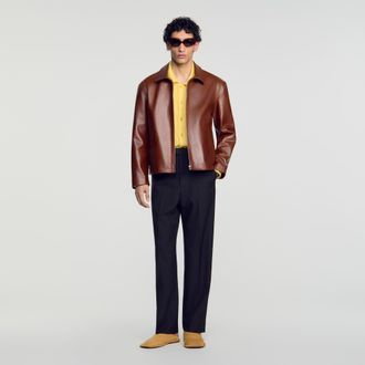 Sandro Lederjacke